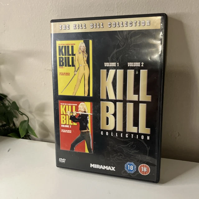KILL BILL VOL.1/KILL Bill Vol.2 (Box Set) (DVD, 2011) Free Postage £6. ...
