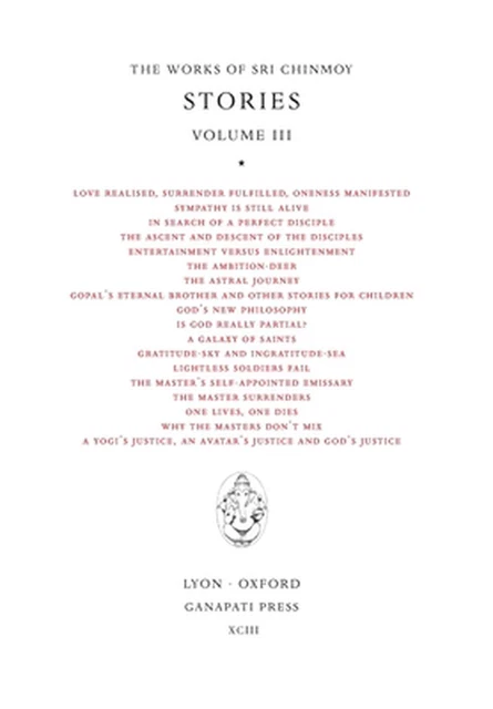 LIVRE À COUVERTURE rigide Sri Chinmoy: Stories III par Sri Chinmoy EUR 58,82 - PicClick FR