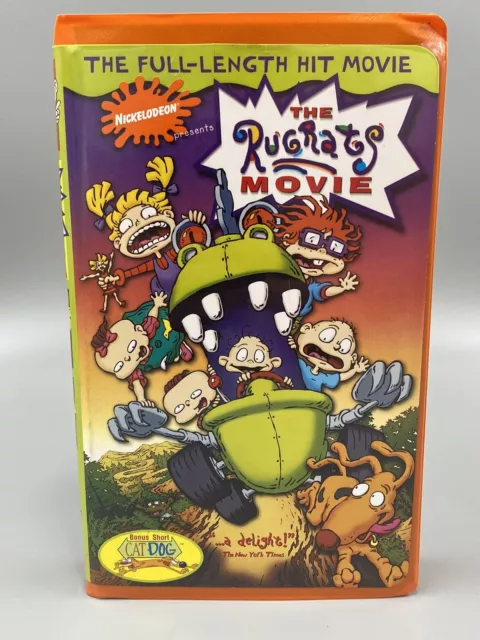 The Rugrats Movie Vhs Paramount Pictures Clamshell Nickelodeon Orange Tape 860 Picclick Au