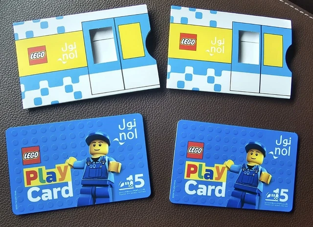LEGO LIMITED Edition Dubai Metro Nol Card Silver And Gold £93.19 ...