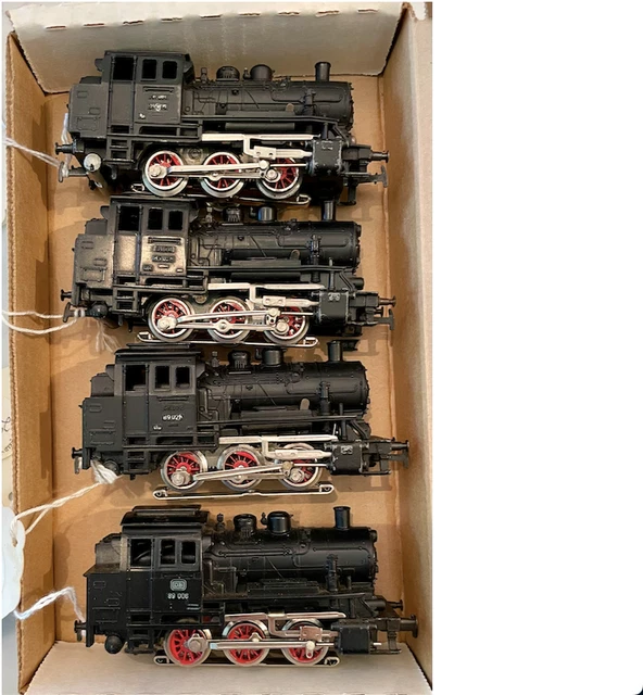 HO SCALE MARKLIN 3000 Steam Locomotive - Box Of 4 For The Price Of 1 ...