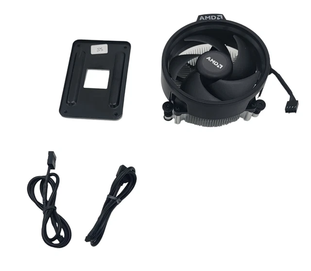 AMD WRAITH STEALTH AM4 CPU Cooler (4-Pin Connector, Fan with Aluminum ...