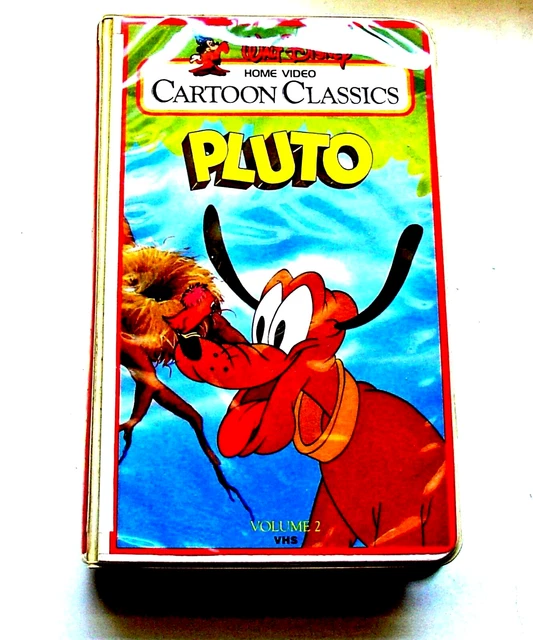 DISNEY HOME VIDEO Cartoon Classics Pluto Vol2 Vhs 7 Cartoons 1986 Mint ...
