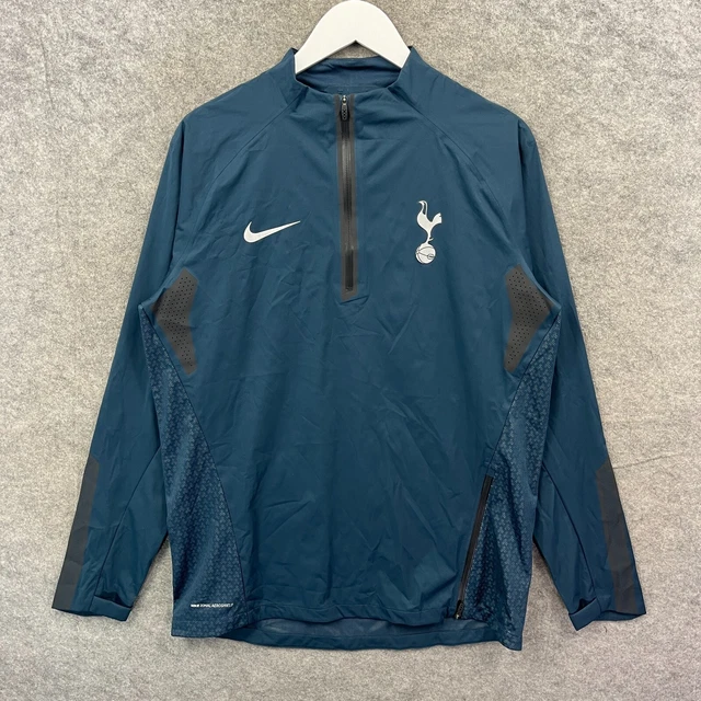 TOTTENHAM HOTSPUR JACKET Mens Large Blue Nike Zonal Aeroshield Player ...