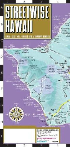 STREETWISE MAP HAWAII - Laminated City Center Street Map of Hawaii ...