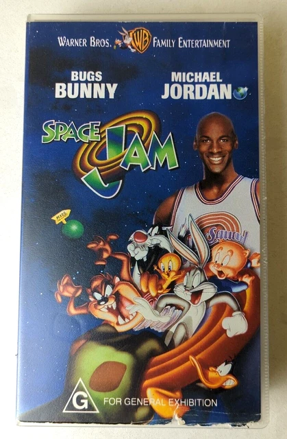 SPACE JAM VHS Video Tape Michael Jordan Original Movie Bugs Bunny ...