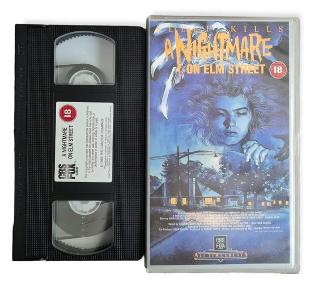 A NIGHTMARE ON Elm Street VHS tape 1984 £17.95 - PicClick UK