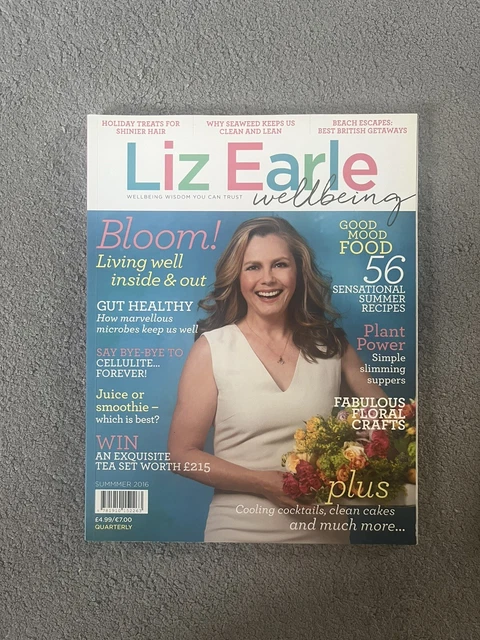 LIZ EARLE WELLBEING magazine Summer 2016 Excellent Condition £2.00 ...