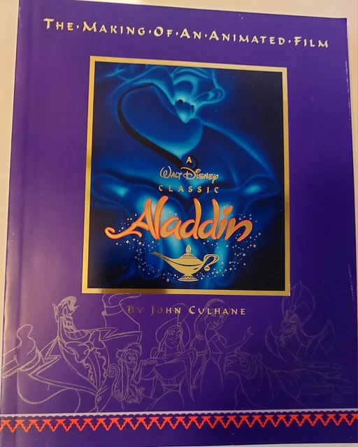 DISNEY'S ALADDIN 1992 Making of Walt Disney Classic Hardback Book 120 ... DISNEY'S ALADDIN 1992 Making of Walt Disney Classic Hardback Book 120 ...