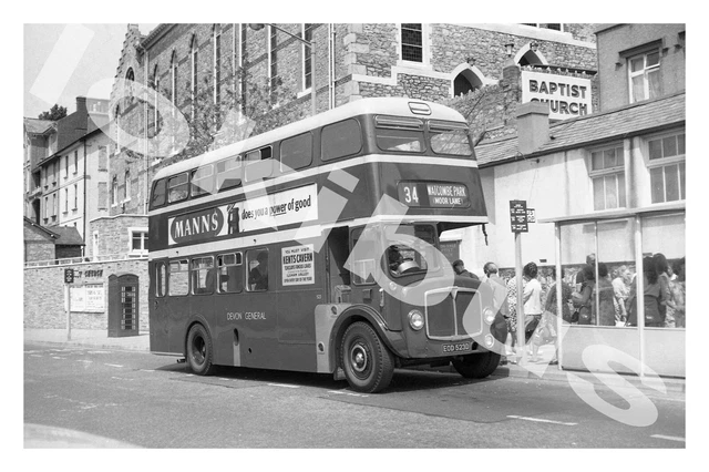 BUS PHOTOGRAPH DEVON GENERAL EOD 523D [523] Torquay '69 £1.25 - PicClick UK