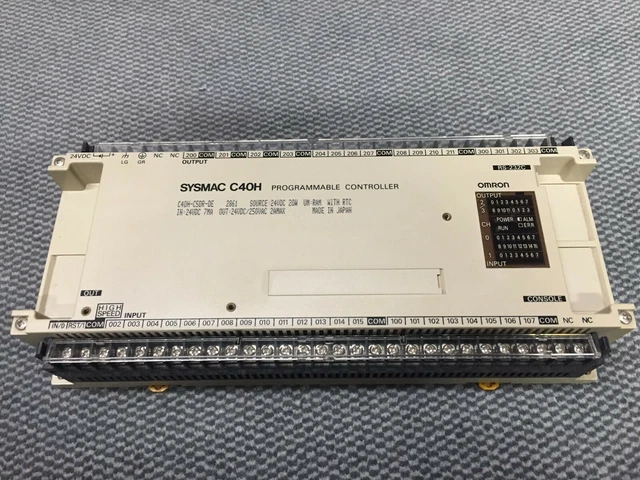 OMRON SYSMAC C40H Programmable Controller C40H-C5DR-DE Versorg 24VDC (Neuwertig) EUR 225,00 ...