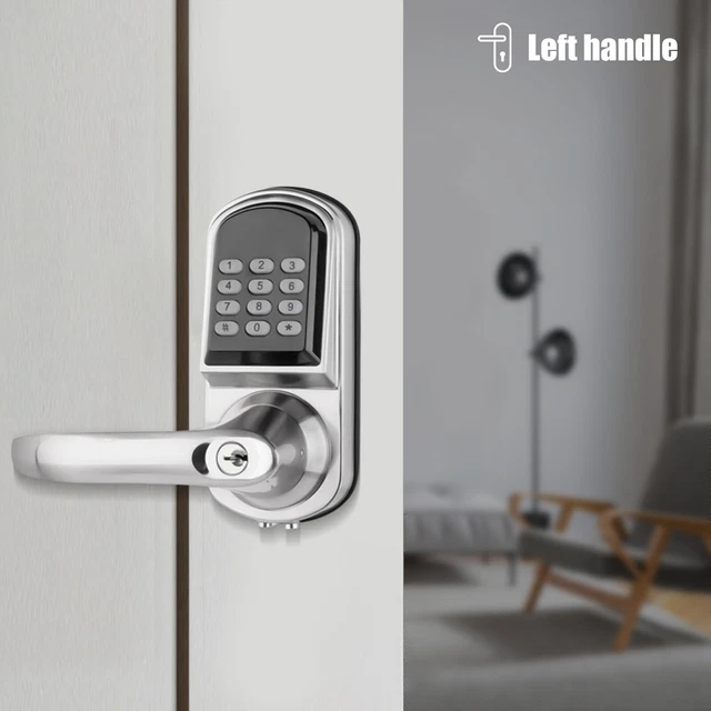 ELECTRONIC CODE DIGITAL Keyless Keypad Security Entry Door Lock Knob ...