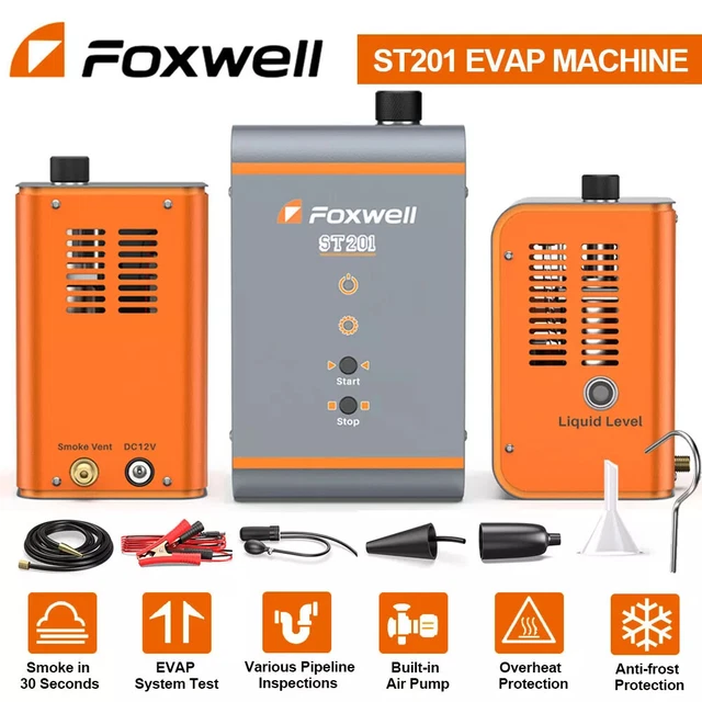 SMOKE MACHINE AUTOMOTIVE EVAP Pipe System Diagnostic Tool Vacuum Leak ...