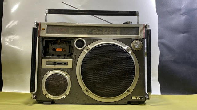 JVC RC-550S BOOMBOX Stereo Cassette Recorder Ghetto Blaster Vintage £ ...