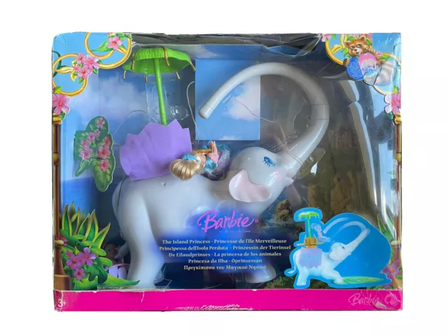BARBIE THE ISLAND Princess | Shelly & Elephant | MATTEL EUR 80,00 ...