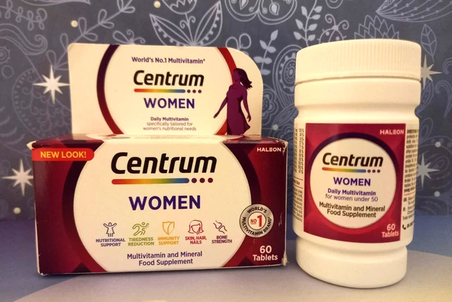 CENTRUM WOMEN DAILY Multivitamin For Women Under 50 60 Tablets £11.99 ...