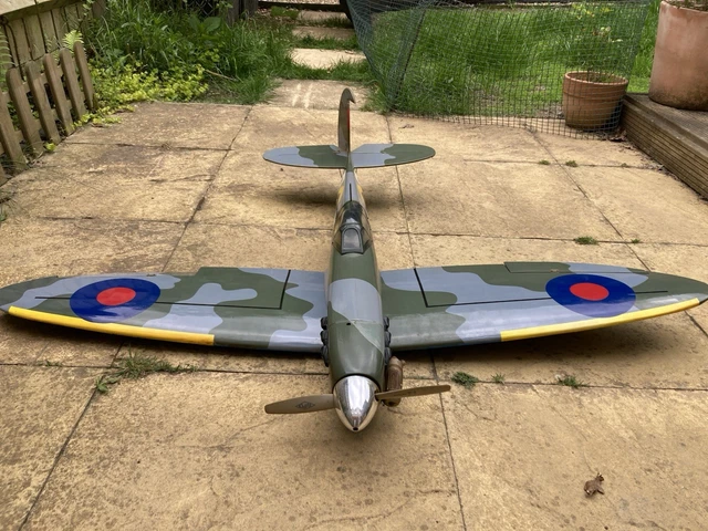 RADIO CONTROLLED RC Supermarine Spitfire Petrol Model Spitfire £122.09 ...