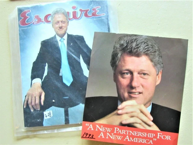 ESQUIRE PRESIDENT BILL Clinton Exit Interview December 2000 & 1973 £14. ...