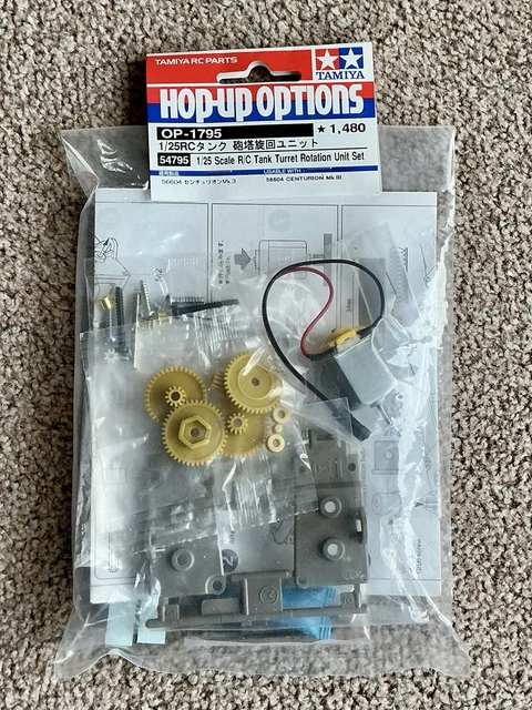 TAMIYA 1/25 R/C Tank Turret Rotation Unit Set OP-1795 Hop Up Optionen ...