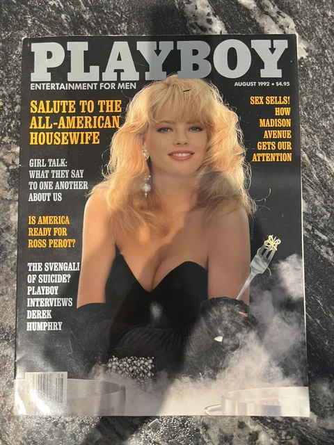 PLAY BOY MAGAZINE August 1992 Ashley Allen Centerfold model Centerfold Intact $6.90 - PicClick CA
