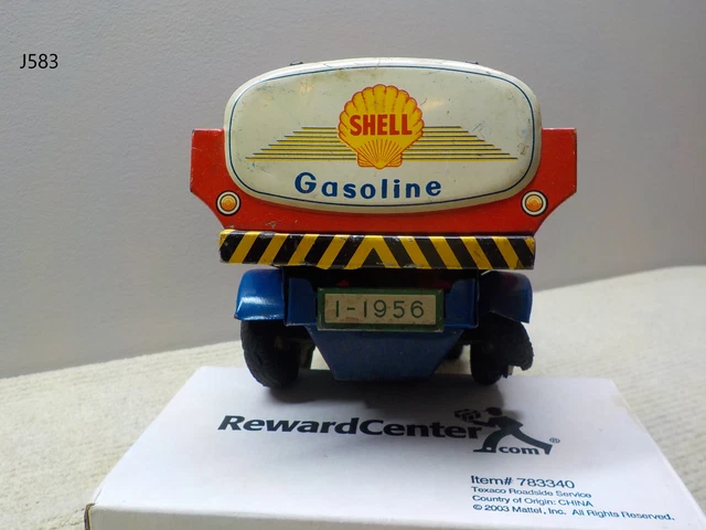 VINTAGE SHELL GASOLINE Tanker Tin Truck Toy Japan Marusan £138.52 ...