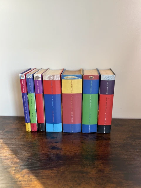 HARRY POTTER COMPLETE Hardback Book Set Bloomsbury First Edition JK ...