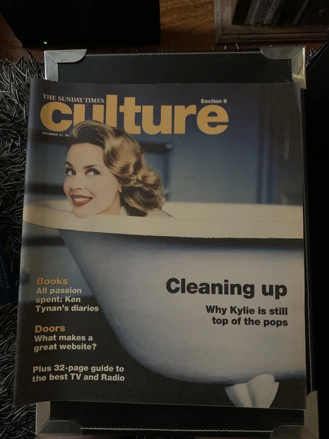 THE SUNDAY TIMES Culture UK October 2001 Magazine Kylie Minogue Cover ...