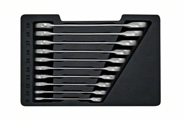 BOSCH PROFESSIONAL RATCHET Spanner Set L-boxx Ready 10 pc £88.73 ...