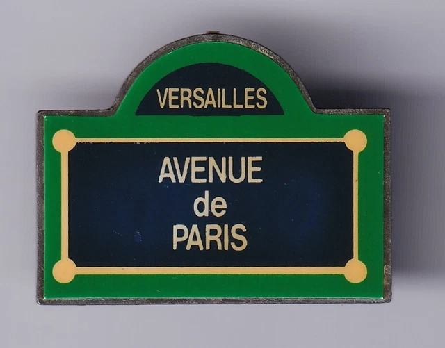 RARE PINS PIN'S .. Tourisme Plaque De Rue Avenue De Paris Versailles 78 ...