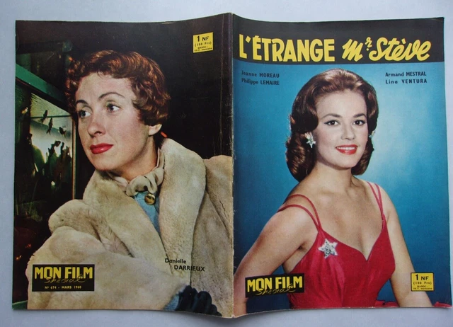 MON FILM & L'étrange Mr. Stève " Jeanne Moreau-Romy Schneider-Lino Ventura EUR 7,90 - PicClick FR