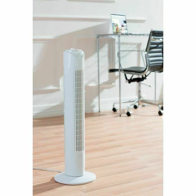 FINE ELEMENTS 32 Inch Cooling Tower Fan 3 Speed Settings Quite Fan Slim ...