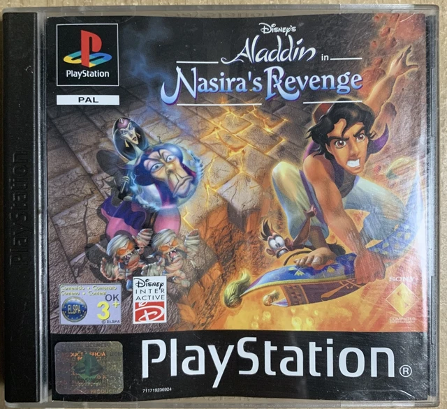 ALADDIN NASIRA'S REVENGE Disney Sony Playstation 1 PS1 Game Video Games ...