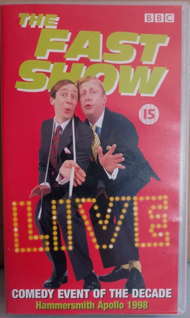 FAST SHOW LIVE VHS Hammersmith Apollo 1998 BBC PAL Video Comedy UK rel ...