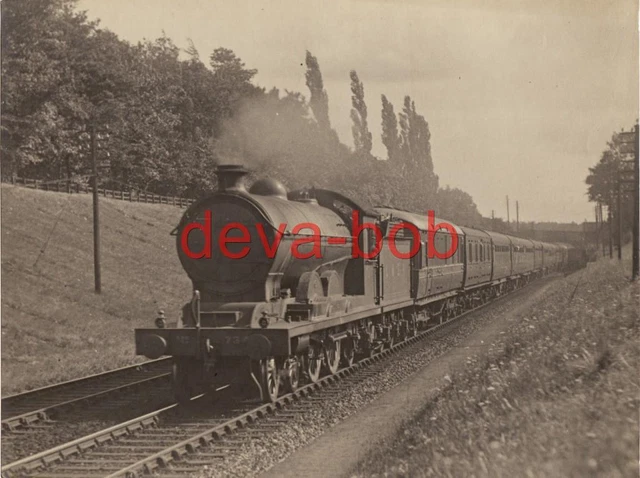RAILWAY PHOTO LNER C7 734 NER Raven Z Atlantic Loco North Eastern £1.35 ...