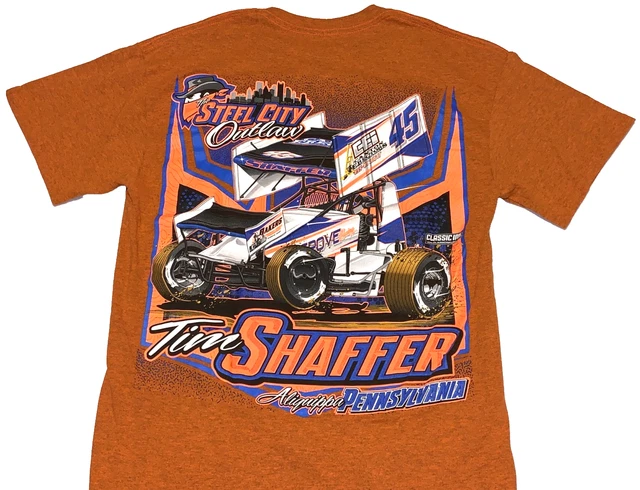 RARE! VINTAGE TIM Shaffer The Steel City Outlaw Aliquippa PA T-Shirt ...