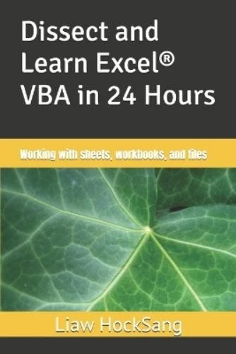LIAW HOCKSANG DISSECT and Learn Excel(R) VBA in 24 Hours (Poche) EUR 12 ...