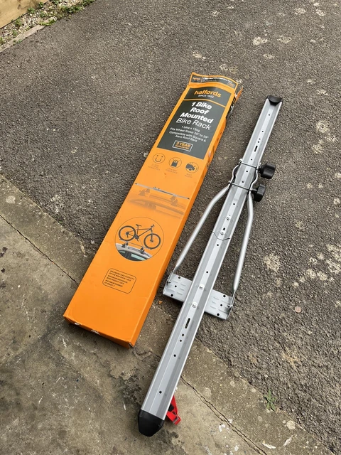 HALFORDS 1 BIKE roof mounted bike rack cycle carrier suit trailer erde ...