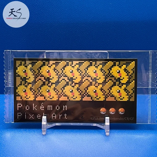 SEALED PIKACHU PIXEL Art Merry Promo Nintendo Japanese Pokemon Card F/S ...