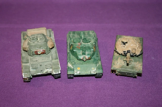 3 AIRFIX COLD War NATO Tanks 1:76 scale, built models for parts or ...