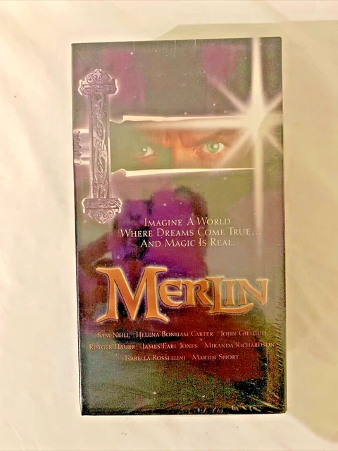 MERLIN : PART One & Part Two Vhs 1998 Hallmark Entertainment ~ Brand ...
