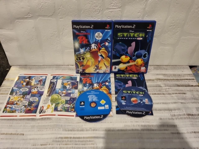 DISNEY DONALD DUCK Complete Games PS2 Disney Stitch Experiments ...
