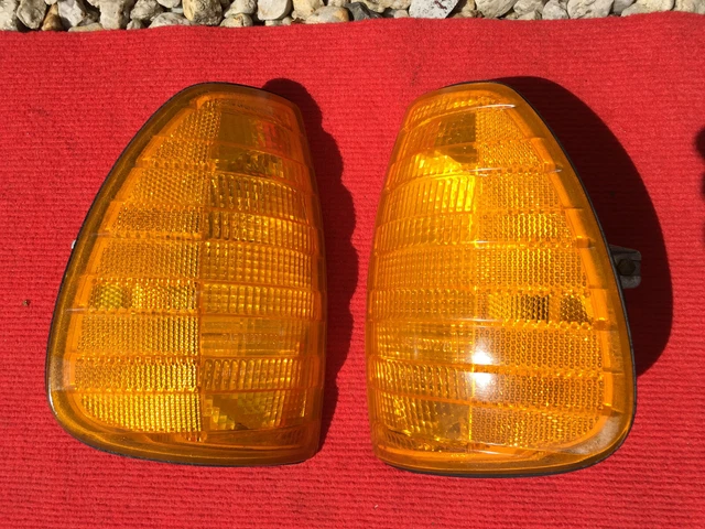 MERCEDES BENZ W123 US Blinker Set USA Orange mit Sidemarker SML W 123 ...