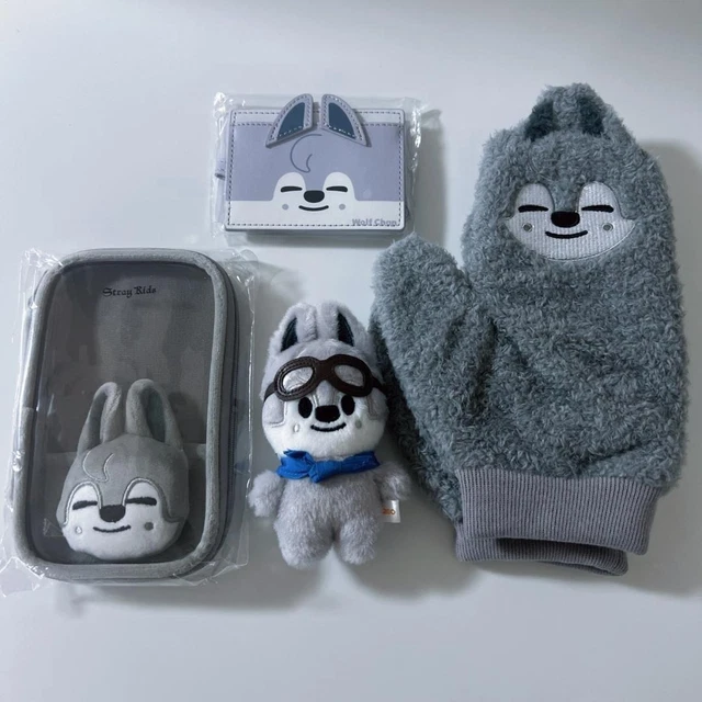 STRAY KIDS SKZOO Bang Chan Wolf Chan Official Goods Set Stofftier ...