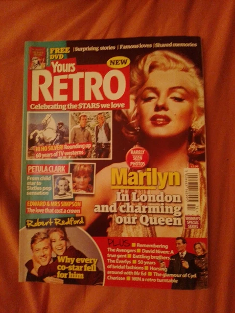 YOURS RETRO MAGAZINE Issue 6 Marilyn Monroe Very Rare £42.99 - PicClick UK
