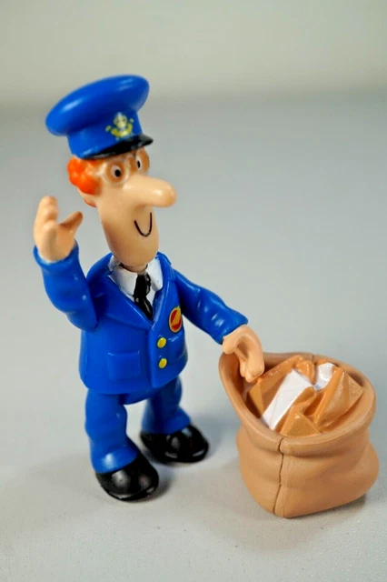 POSTMAN PAT ROYAL Mail Small 6cm Poseable Figure + Parcels sack bag ...