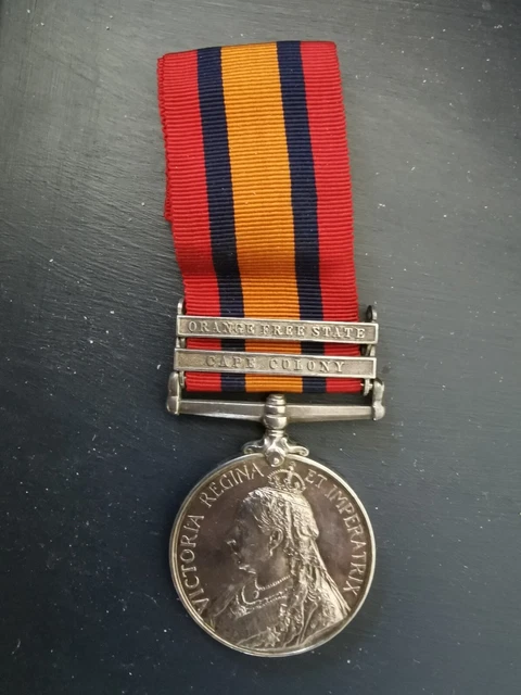 QUEENS SOUTH AFRICA Medal RFA. Royal Field Artillery Shoeing Smith ...