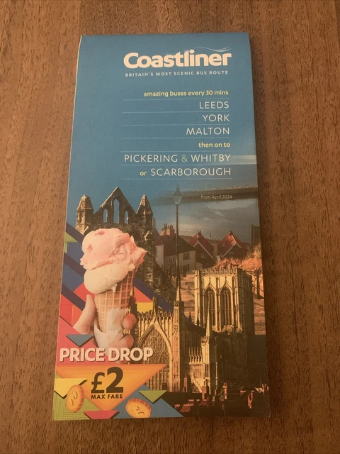 TRANSDEV YORKSHIRE COASTLINER Bus Timetable and Guide April 2024 ...