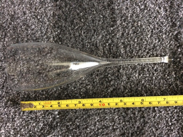 SINGLE MOET CHANDON Glass Pomponne Flute glass No Base Baseless Non ...