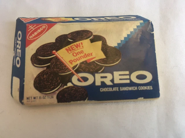 VINTAGE OREO CHOCOLATE Sandwich Cookies Package 3D Fridge Magnet RARE £ ...