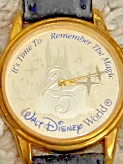 WALT DISNEY WORLD Watch 25 Years IT'S TIME TO REMEMBER THE MAGIC $9.50 ...